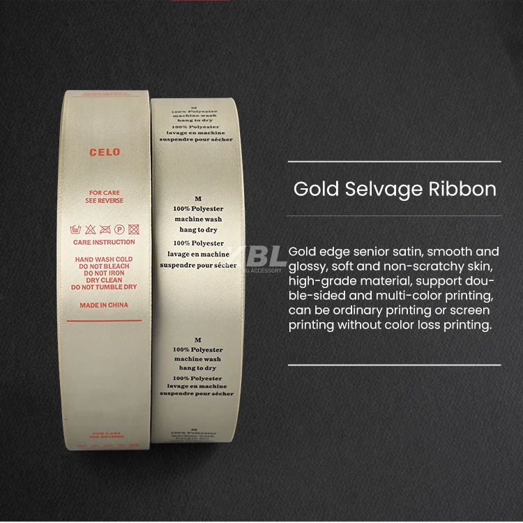 Custom Brand Logo Tags - Durable and Printed Care Labels