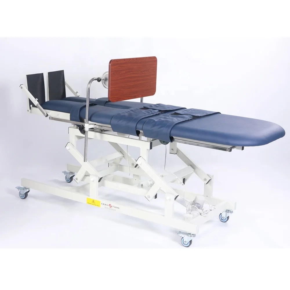 Physiotherapy Tilt Table Adjustable Physical Therapy Bed Treatment ...