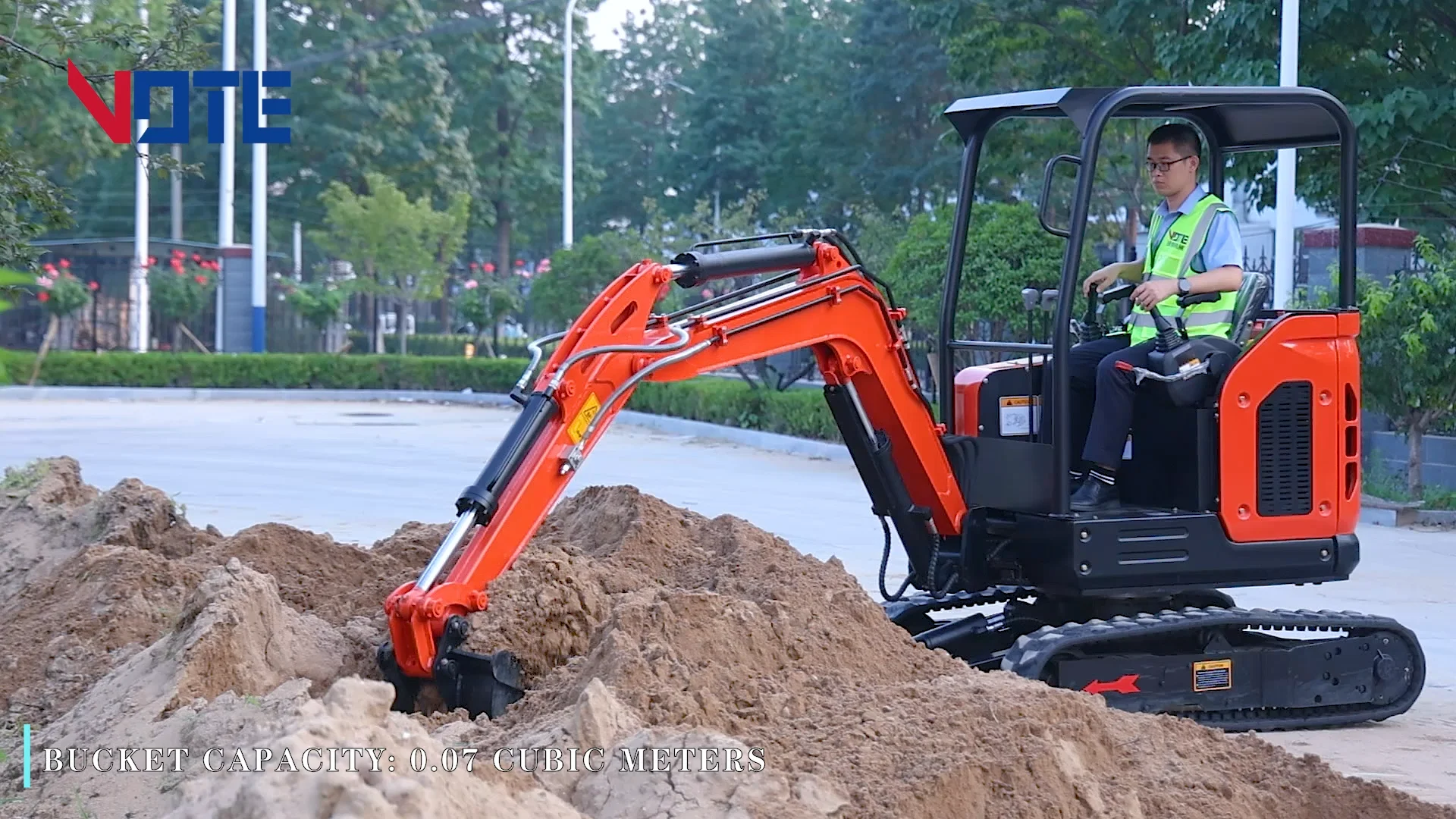 2 Ton Vintage Excavator Hydraulic Crawler Free Aftersales Color Digger ...