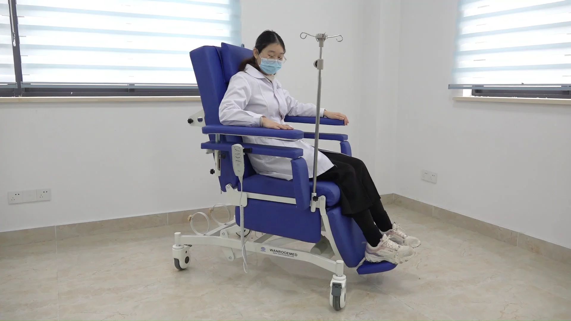 Hospital Furniture Multifunction Electric Remote Control Phlebotomy ...