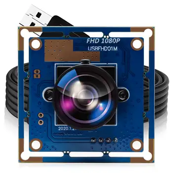 Elp Lightburn Camera 120 Degree No Distortion Usb Camera Module 1080p ...