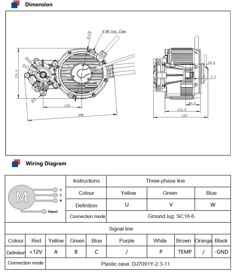 Factory Direct Selling 3kw Mid Mounted 7000 Rpm Motor - Buy 3kw Mid ...
