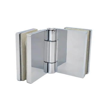 Free Hinge Frameless Sliding Pull Push Glass Door Hinges Best Brass ...