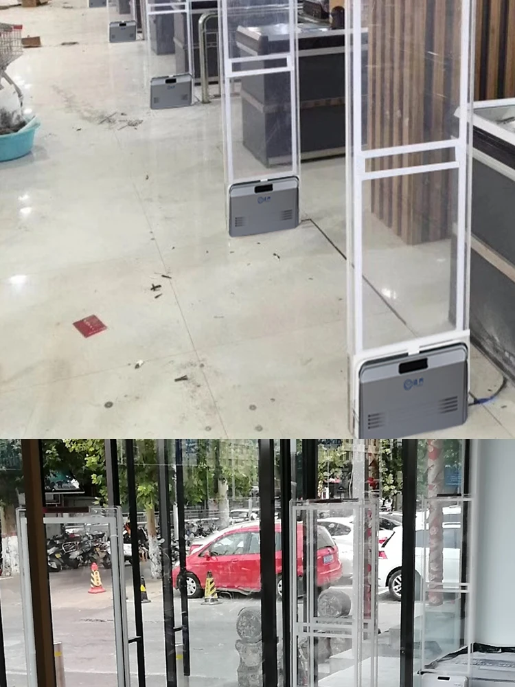 Supermarket Exit Anti-Theft Door Barcode Tag EAS Systems