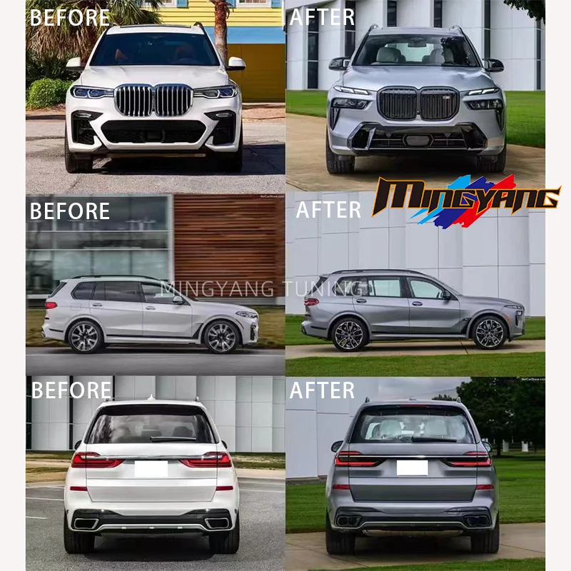 Old To New Car Accessories 2023 Style G07 X7 Lci Bodykit Grille Front ...