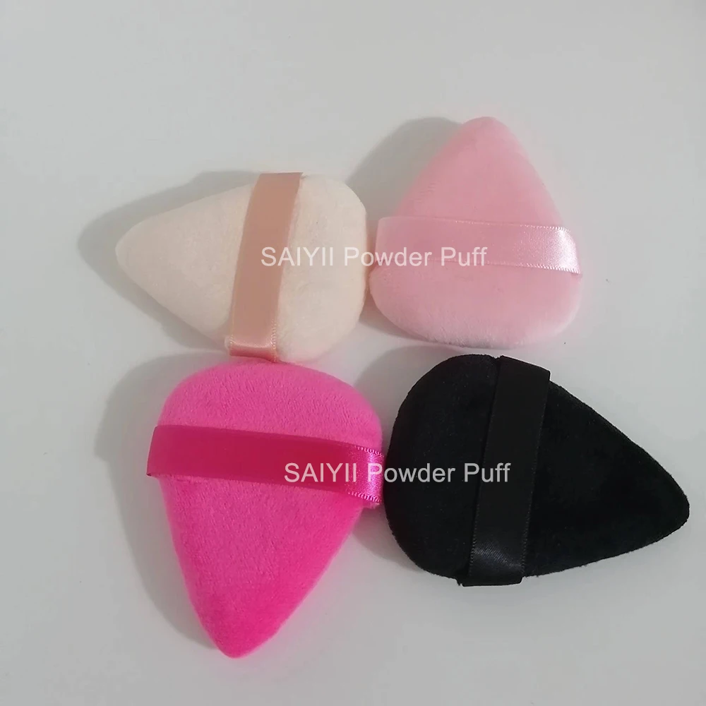 Saiyii Top Seller Triangle Powder Puff Makeup Sponge Soft Velour ...