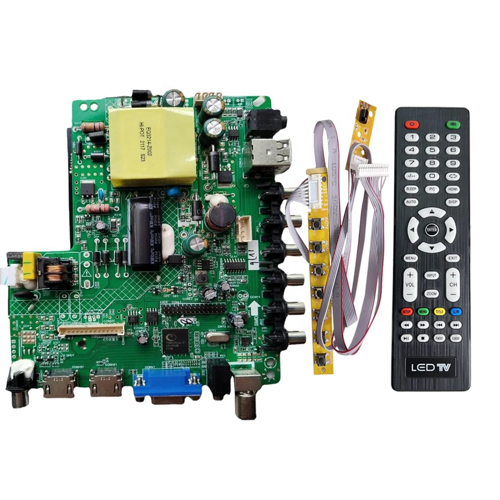 Hot Sell 32inches Universal Led TV Mainboard With 2AV 2 USB Easy ...
