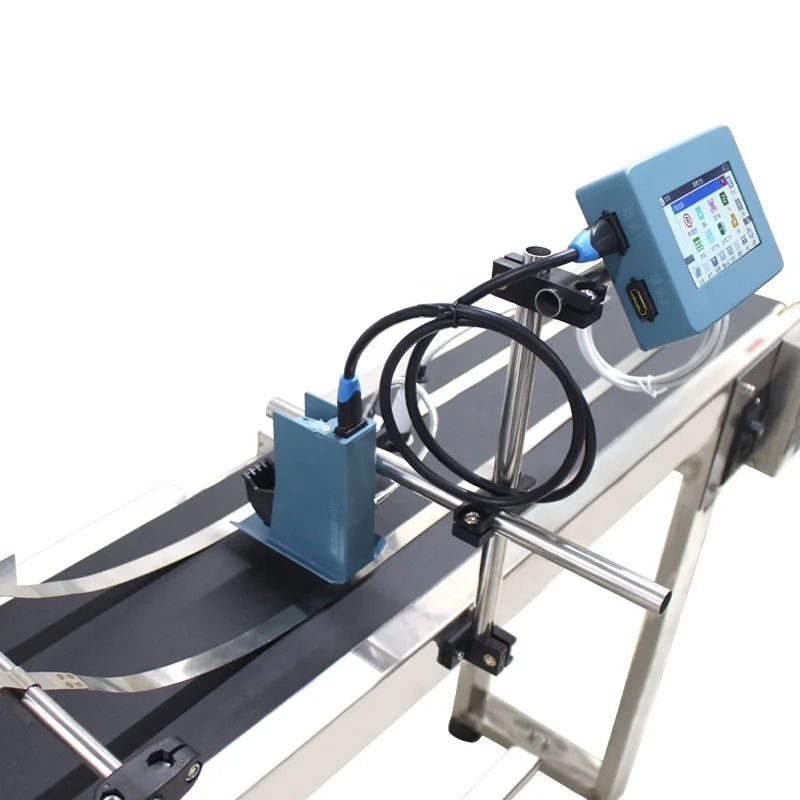 12.7mm 25.4mm Variable Expire Date Qr Code Series Number Automatic Online Batch Coding Machine ...