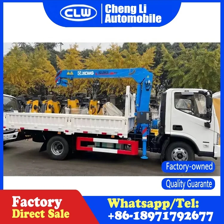 Foton 3 Ton 5 Ton Hydraulic Crane Truck 4x2 Straight Arms Crane Folding ...