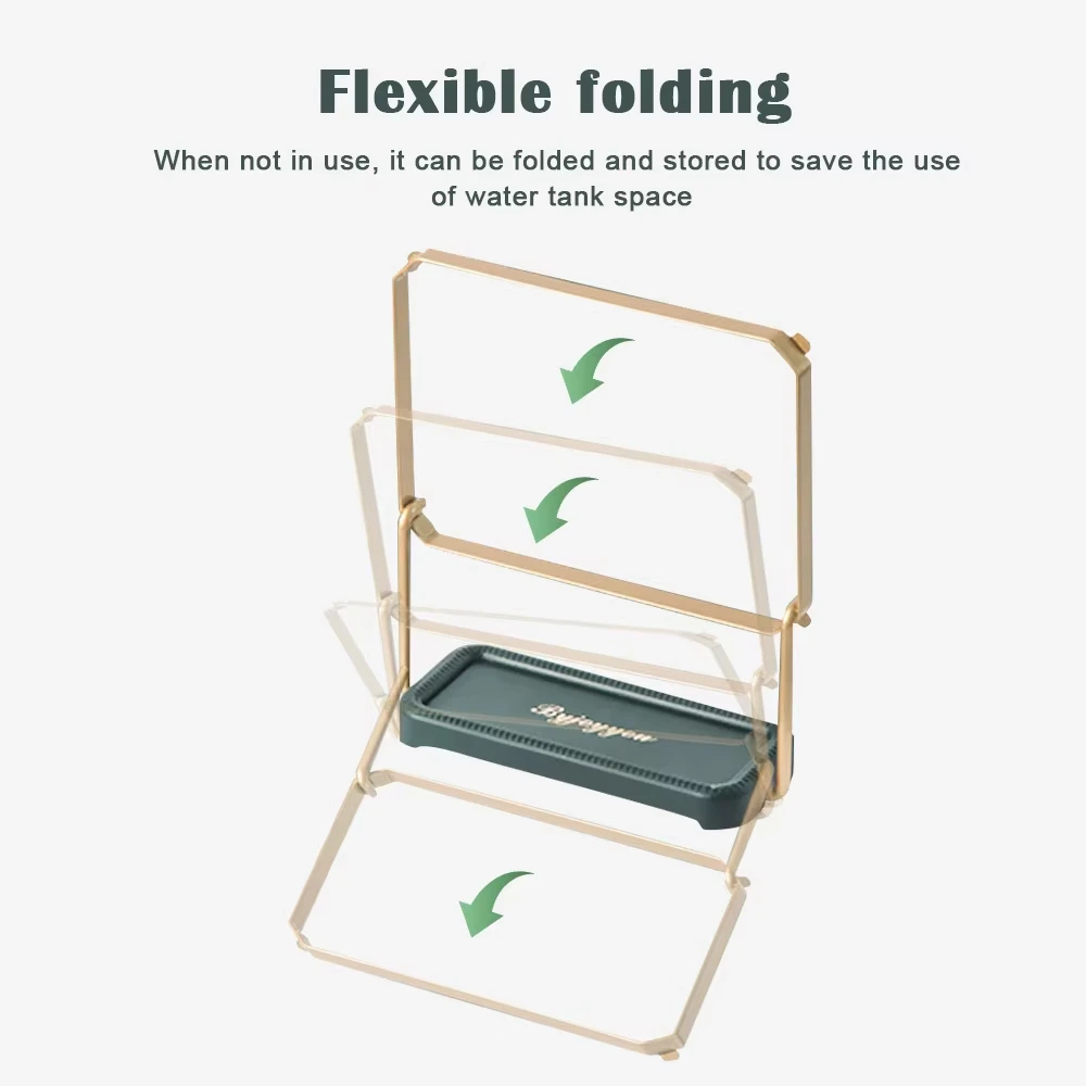 Foldable Metal Sink Strainer Rack - Eco-Friendly Kitchen Tool