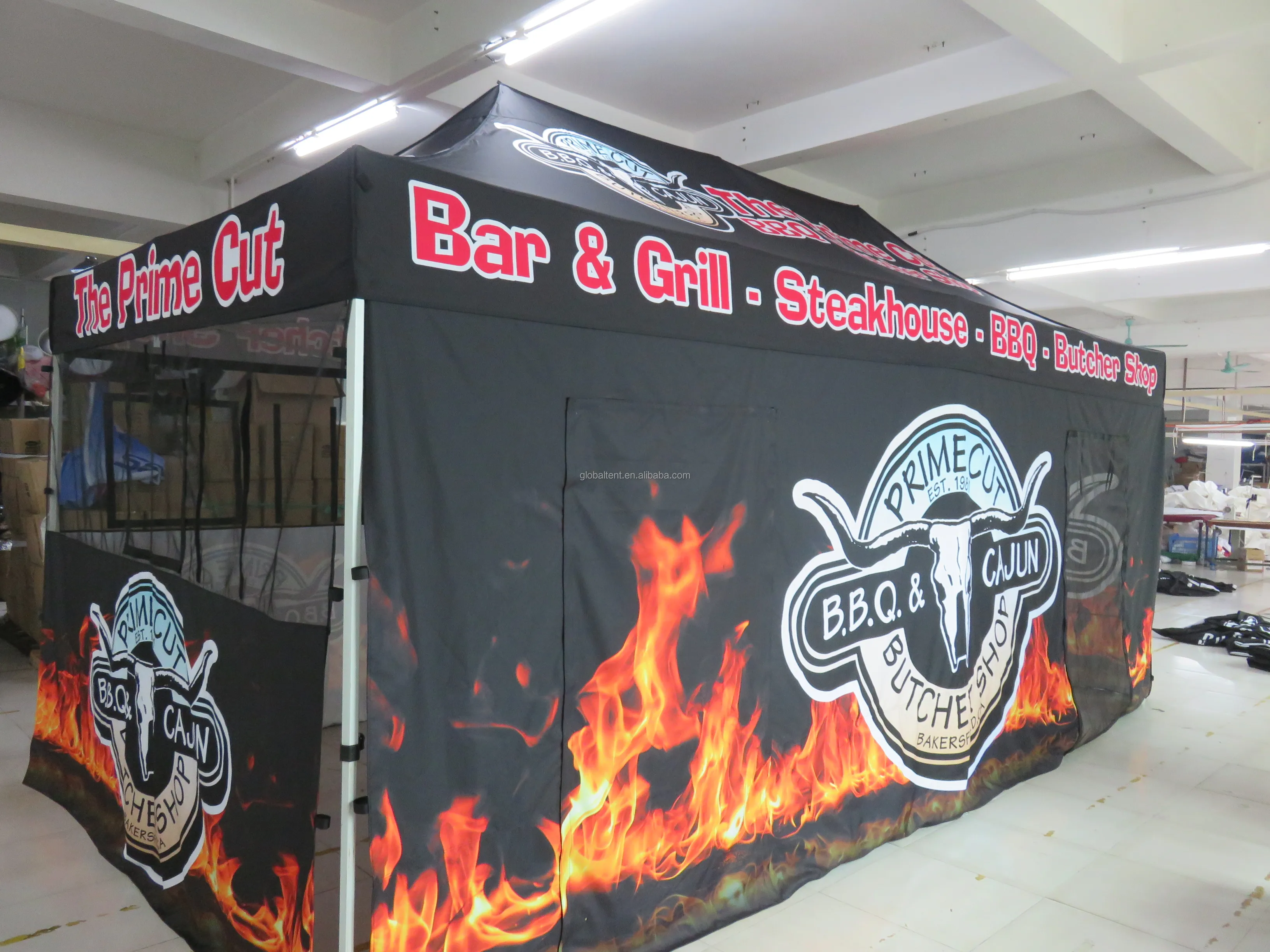 GLOBAL TENT Custom Food Canopy 10'x20' (3mx6m) - Waterproof Aluminium Tents