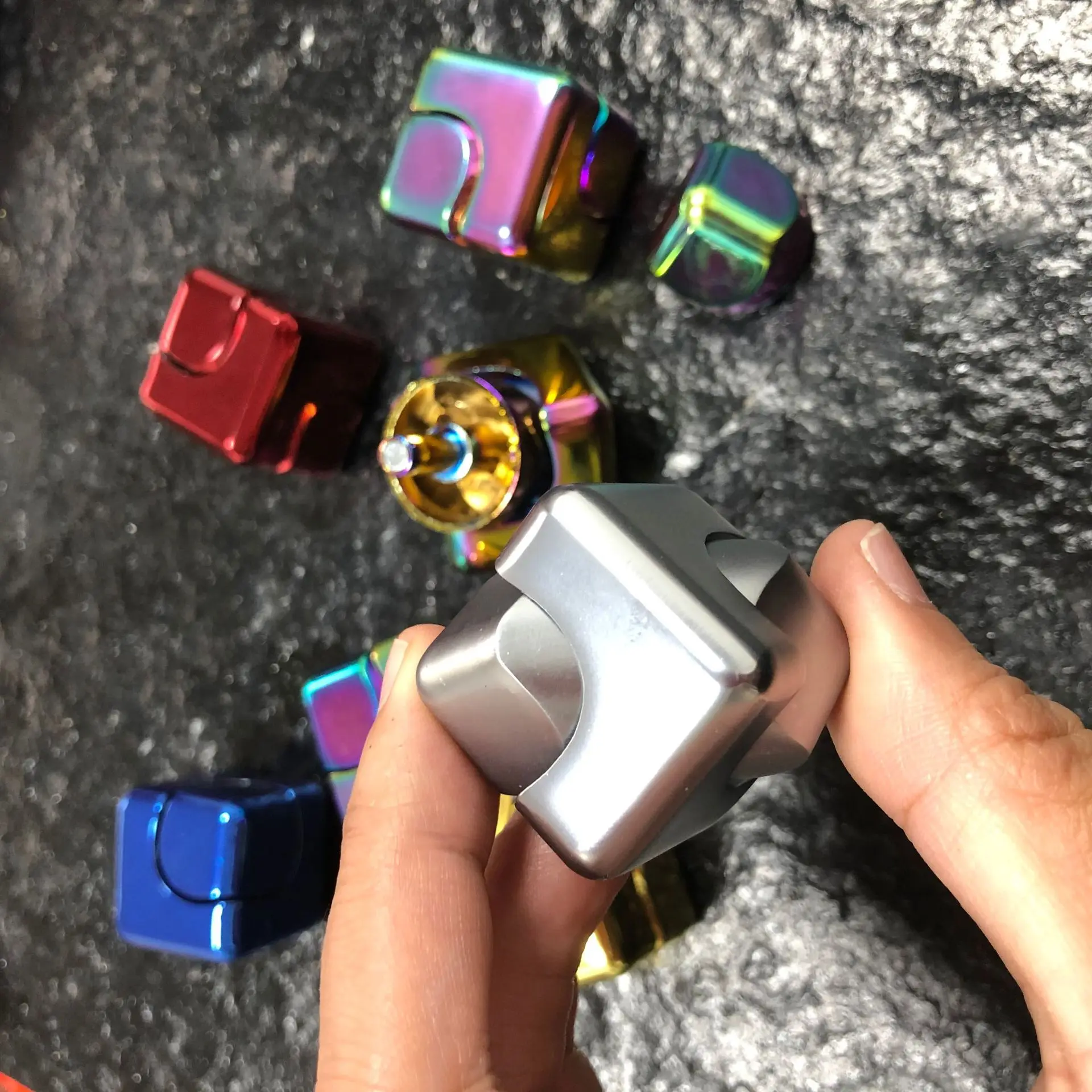 Metal Fidget Spinner Toy for Stress Relief & Relaxation