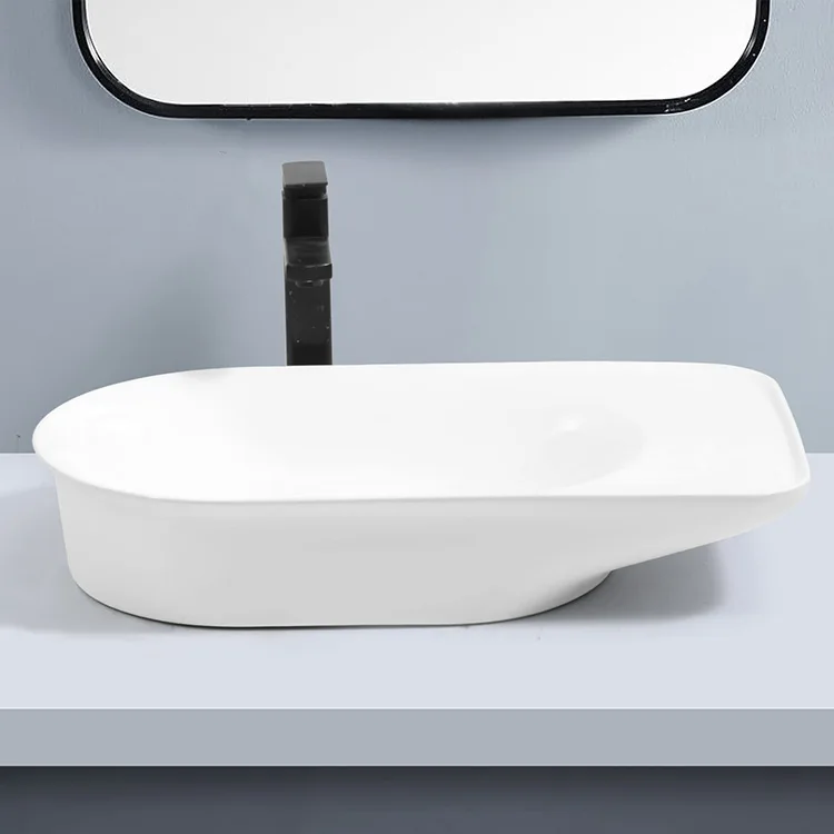 European Style Above Counters Round Ceramic Washbasins Vessel Deep Bowl ...