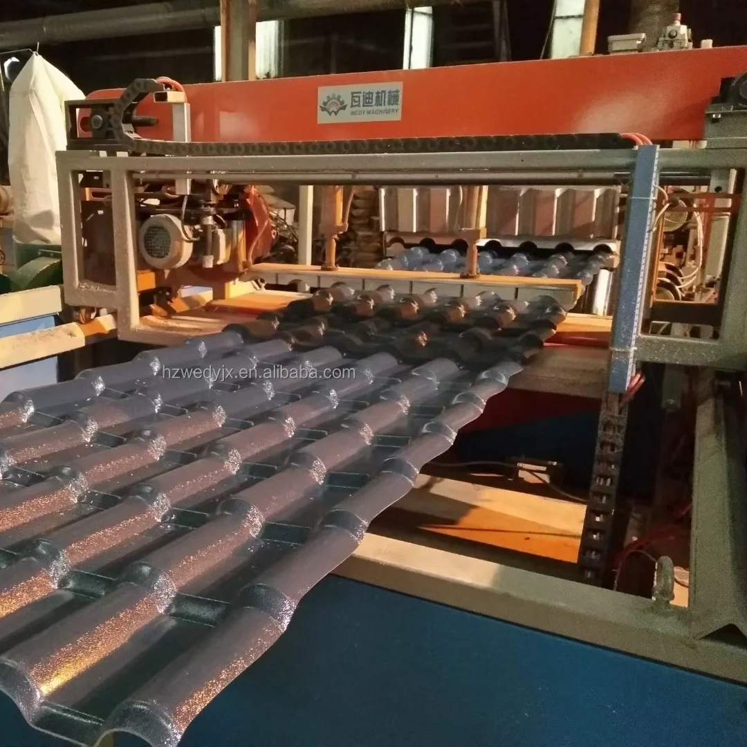 ASA Film+ Waste Recycle PVC Plastic Roof Sheet Making Machinery ...