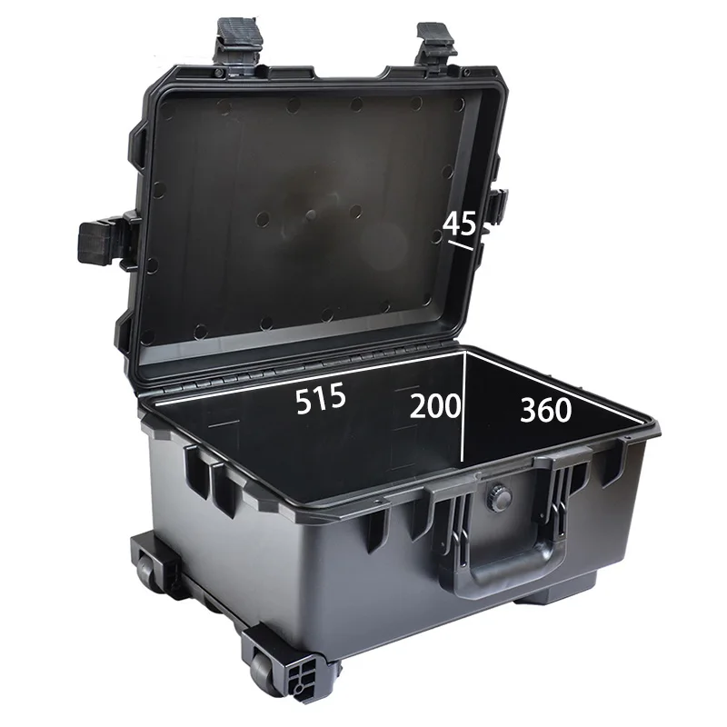 Secure and Portable Storage - Waterproof Tool Box with Wheels