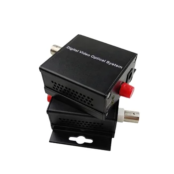 1 Channel Fiber Optic To Coaxial Converter Single Audio Video ...