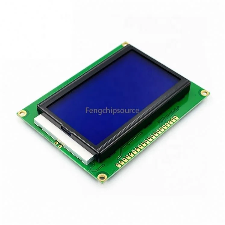Blue screen yellow green screen LCD12864 Display LCD screen with backlight 128645V parallel port ...