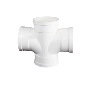 Accesorios De Tubería De Pvc,Cruz Sanitaria De 4 Vías Para Drenaje De Agua - Buy Pvc Cruz Pvc 4 ...