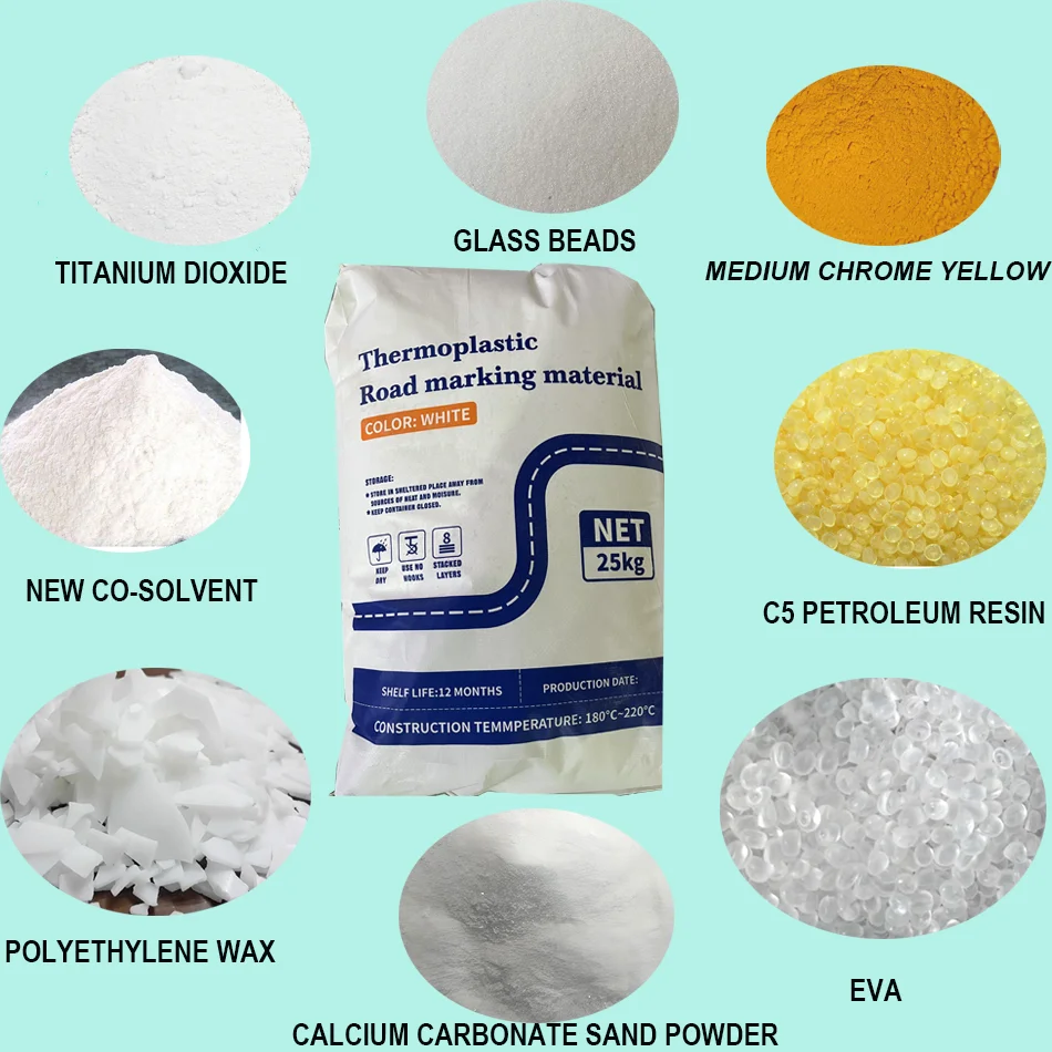 Reflective Traffic Signs And Road Markings Strong Adhesion Hot Melt ...