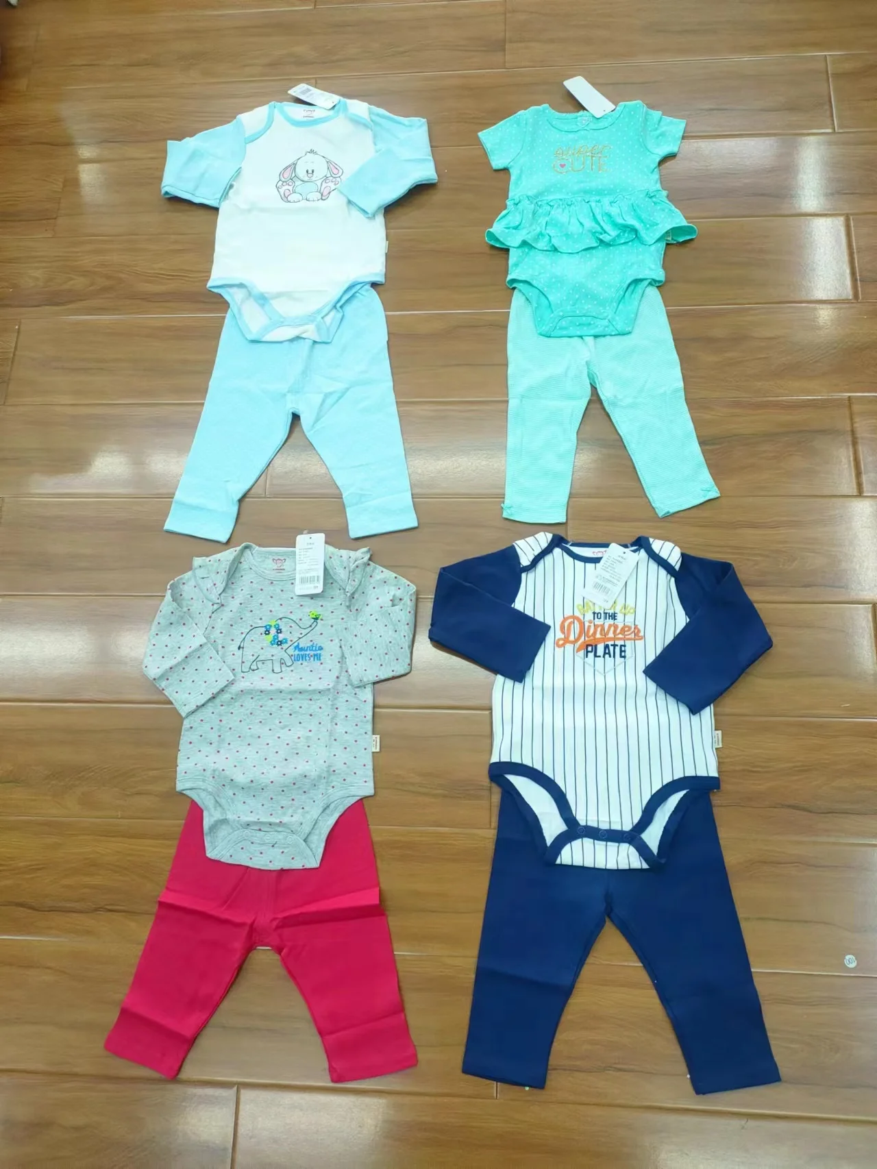 Children's Set Baby Summer Short Sleeve Top Boys' Girls' Set Skirt 2 ...