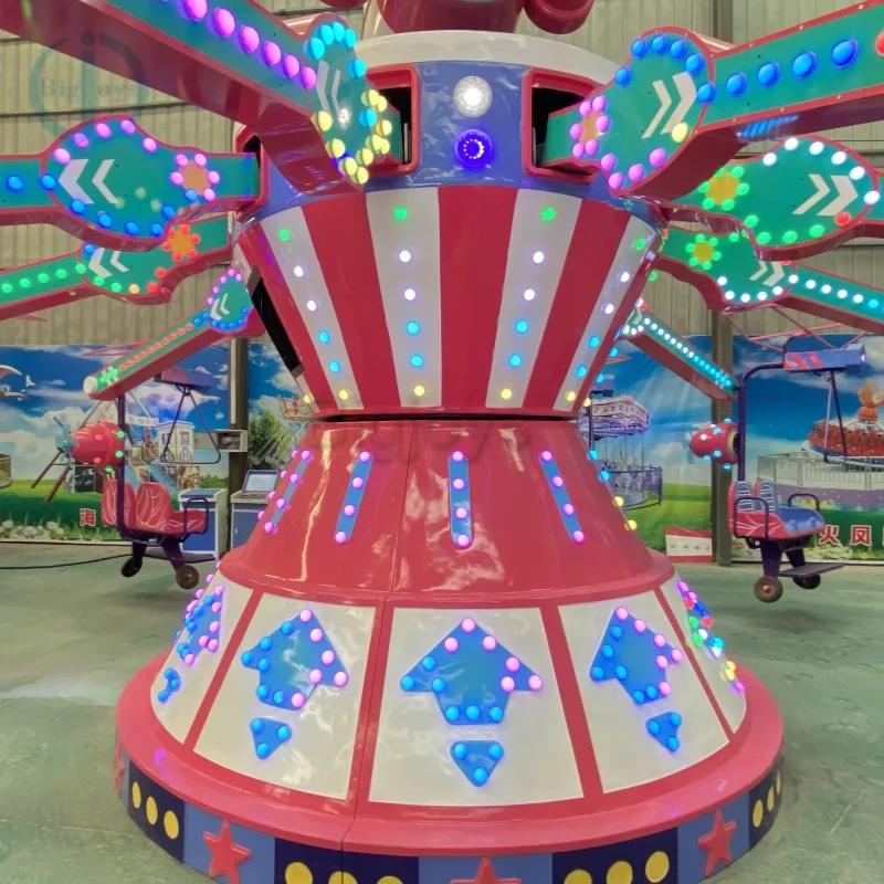 Commercial Theme Park Children Amusement Rides Flying Rabbit Rides ...