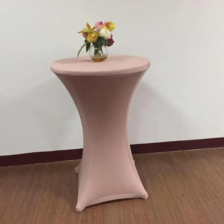 Spandex Bistro Cocktail Table Cover Stretch Bar Table Cover For Indoor ...
