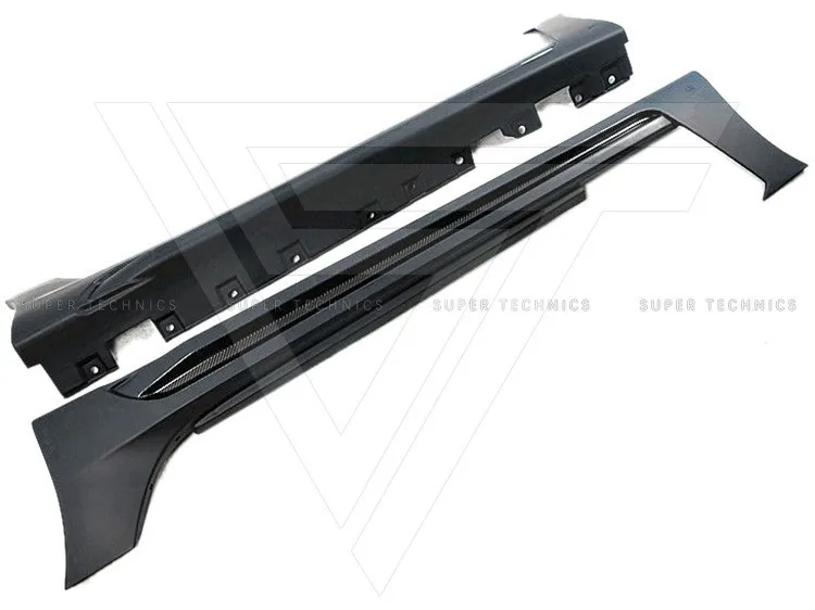 Wald Black Bison Style Half Carbon Fiber Side Skirts For Mercedes Benz ...