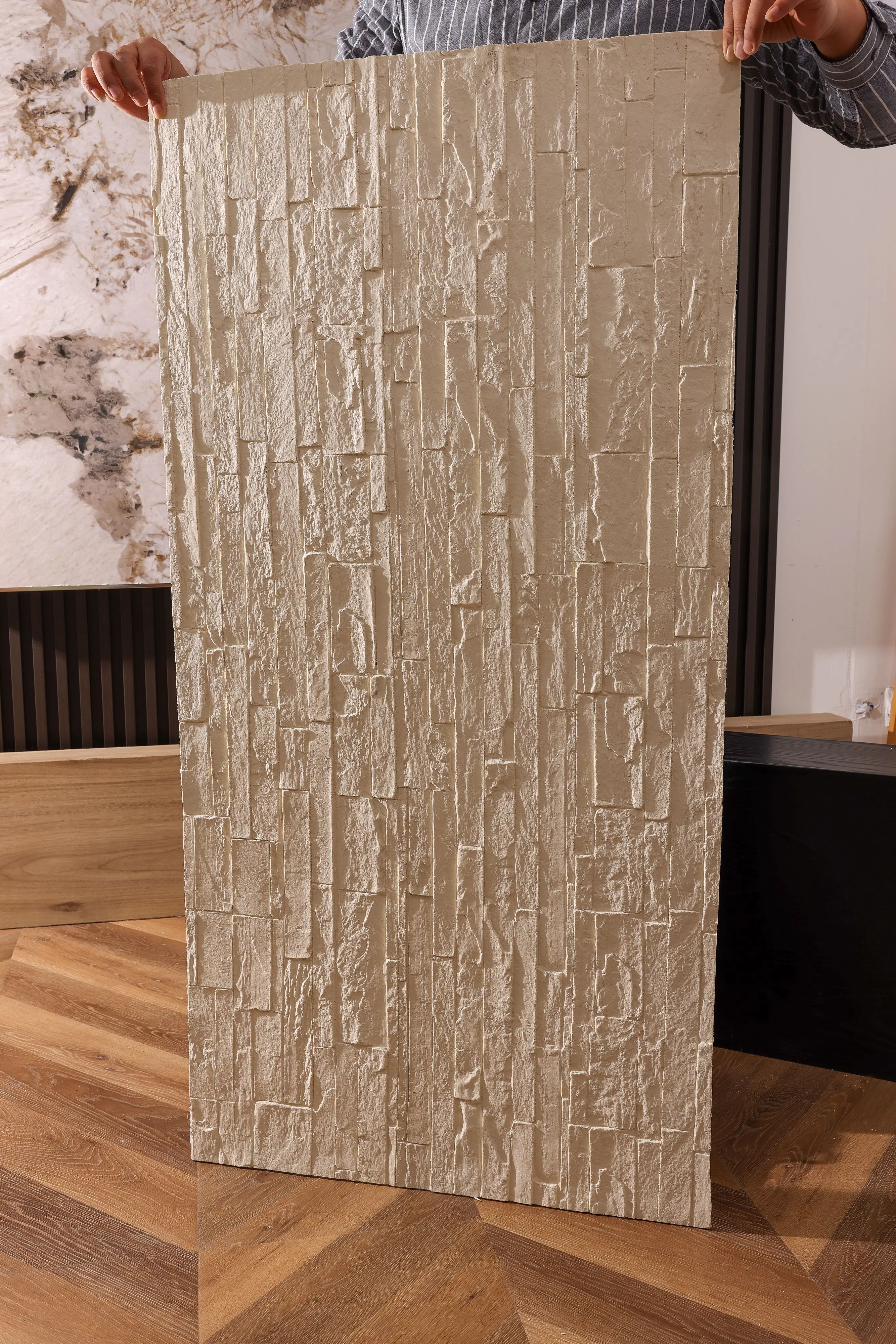 Ultra Realistic Quartz Granite Slabs & Tiles Soft Porcelain Fire & Wear ...