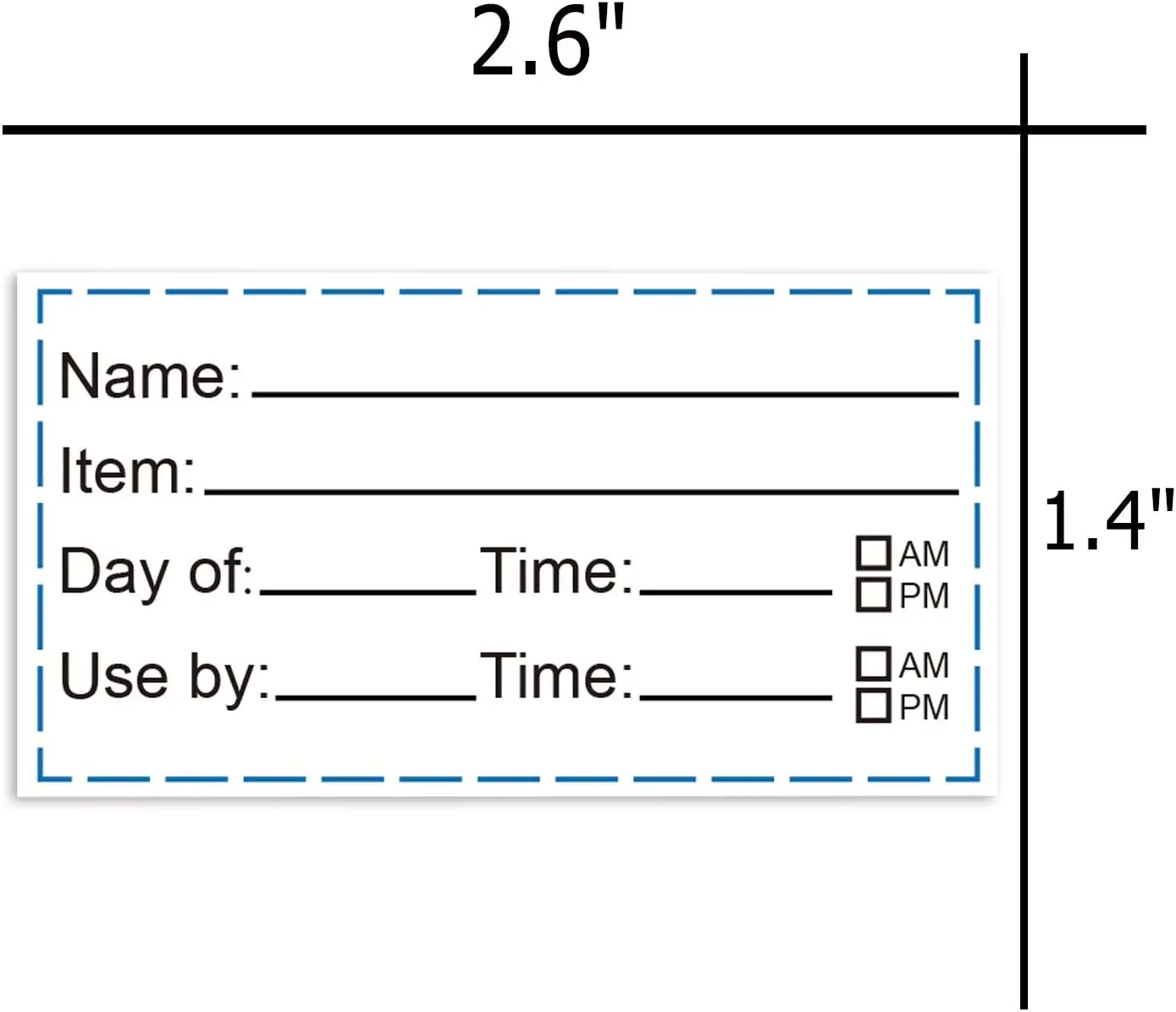 Water Dissolvable Label Stickers for Food Rotation