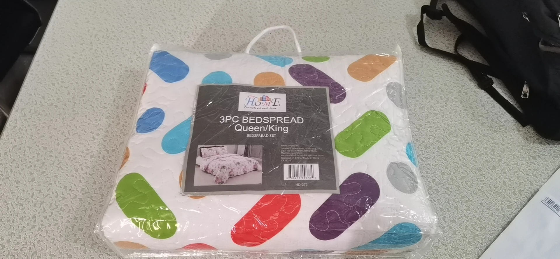 Stock Fabric Made Fresh Produce 100% Polyester Queen Size Ultrasonic ...