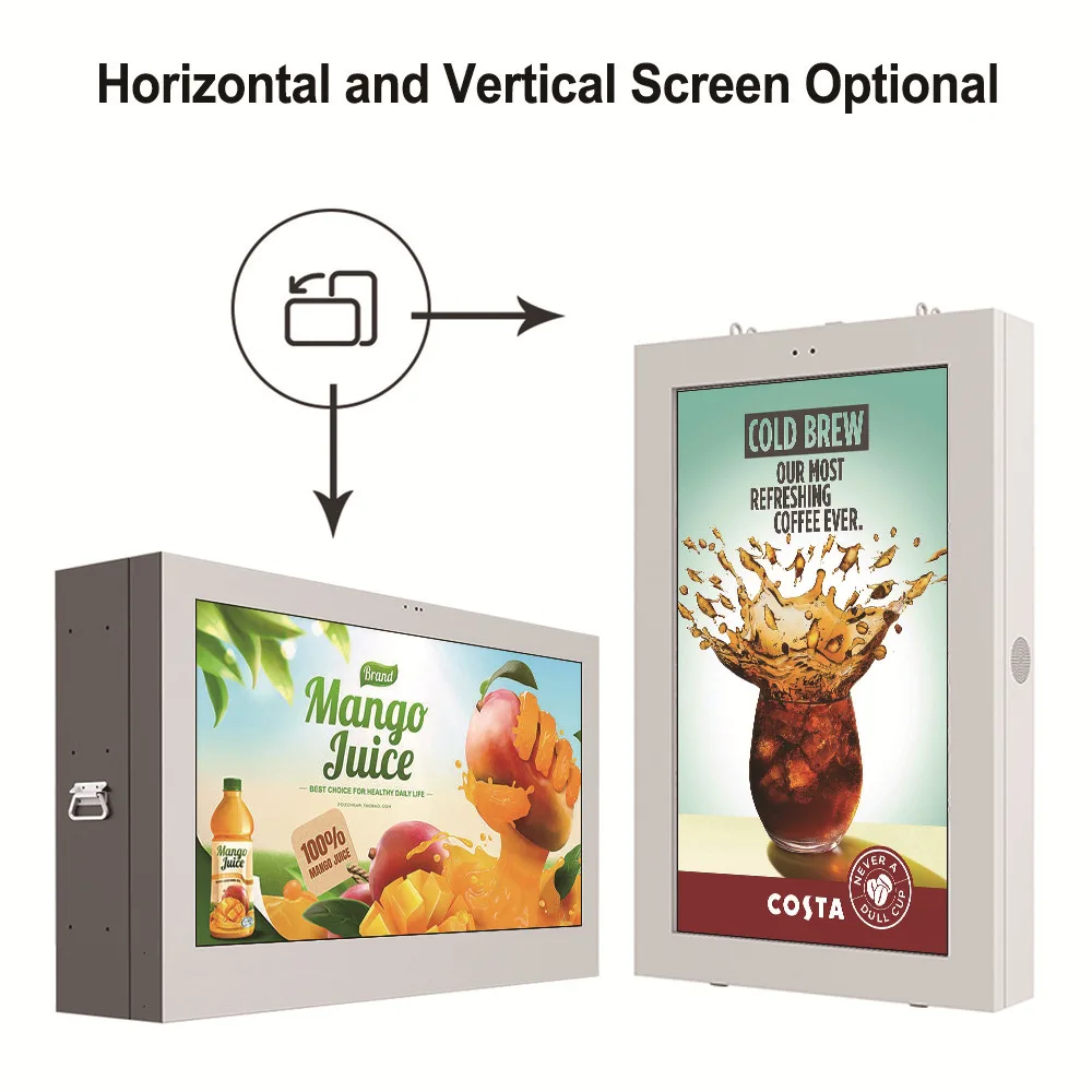 65" Digital Signage And Displays Outdoor Tv Waterproof Digital Display ...