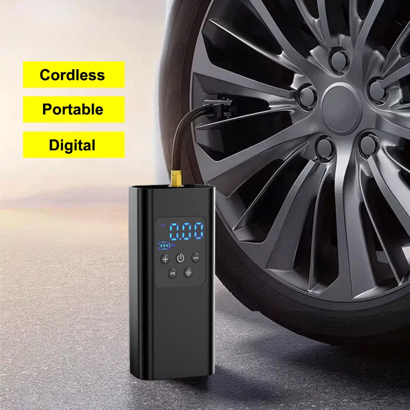Helloleiboo Electric Digital Automatic Tire Inflator