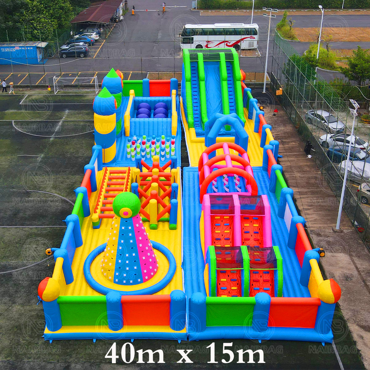 Largest Inflatable Playground Bouncer - Nairbag Theme Park