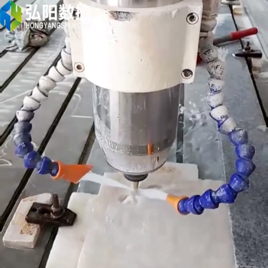 Hycnc 5.5kw Stone Mold Spindle 125mm Engraving Machine High Speed ...