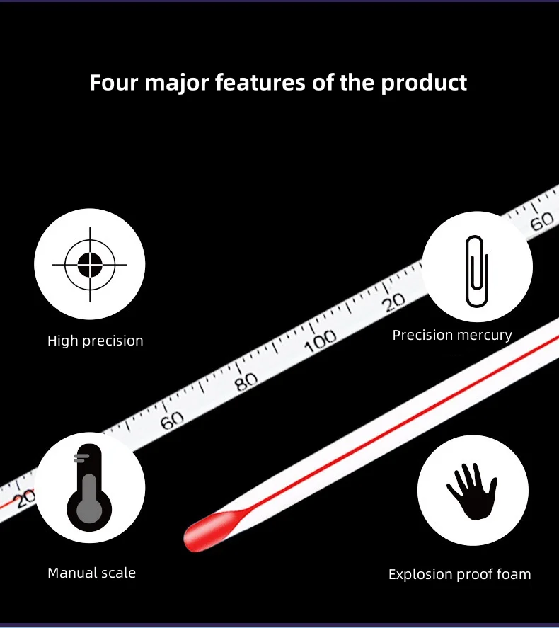 Worner Lab Red Liquid Thermometers - Precision & Customization