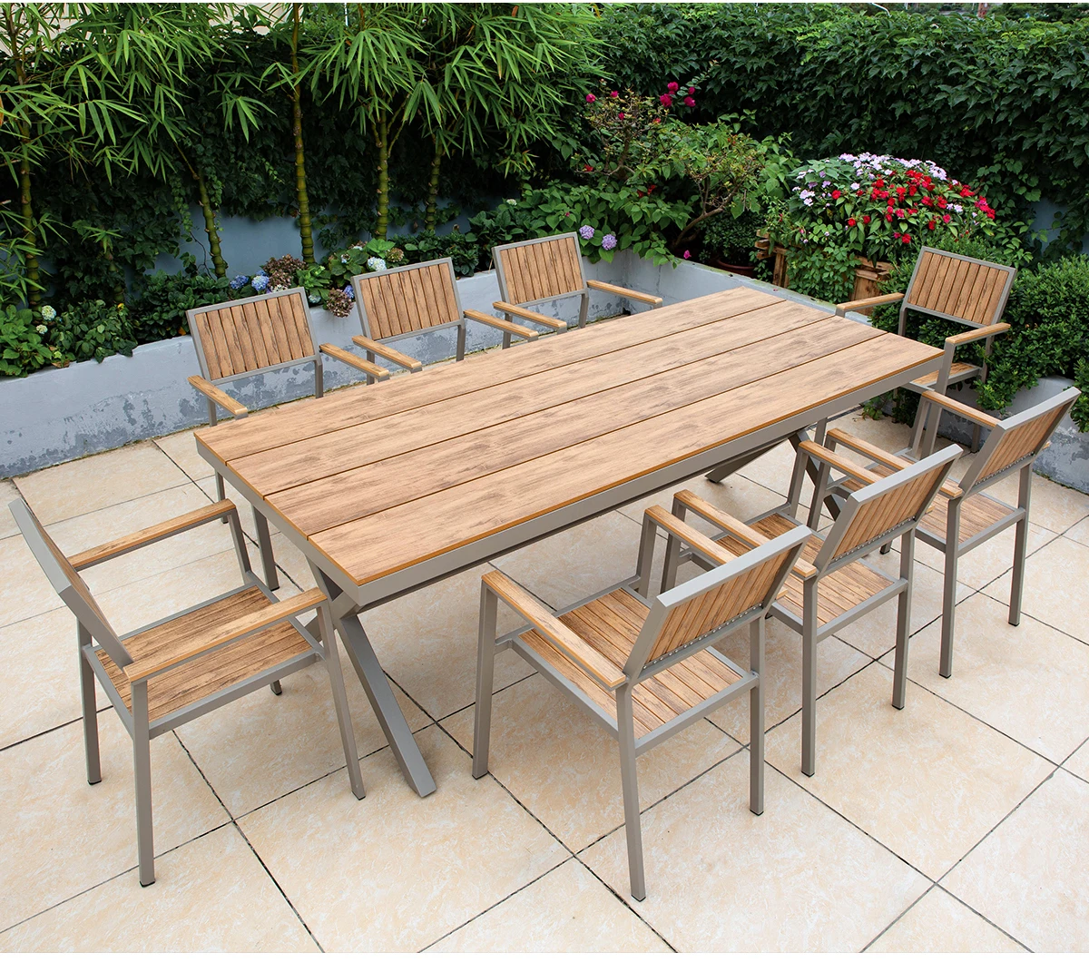 Outdoor Dinning Table Luxury Big Outside Garden Table Wholesale Teak ...