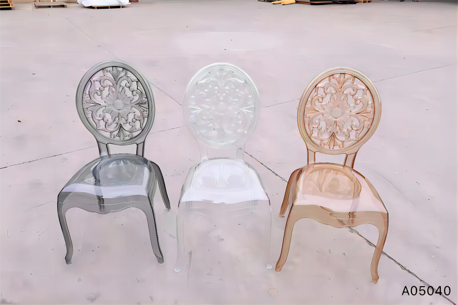 Customized Transparent Clear Acrylic Chair For Wedding Hotel Banquet ...
