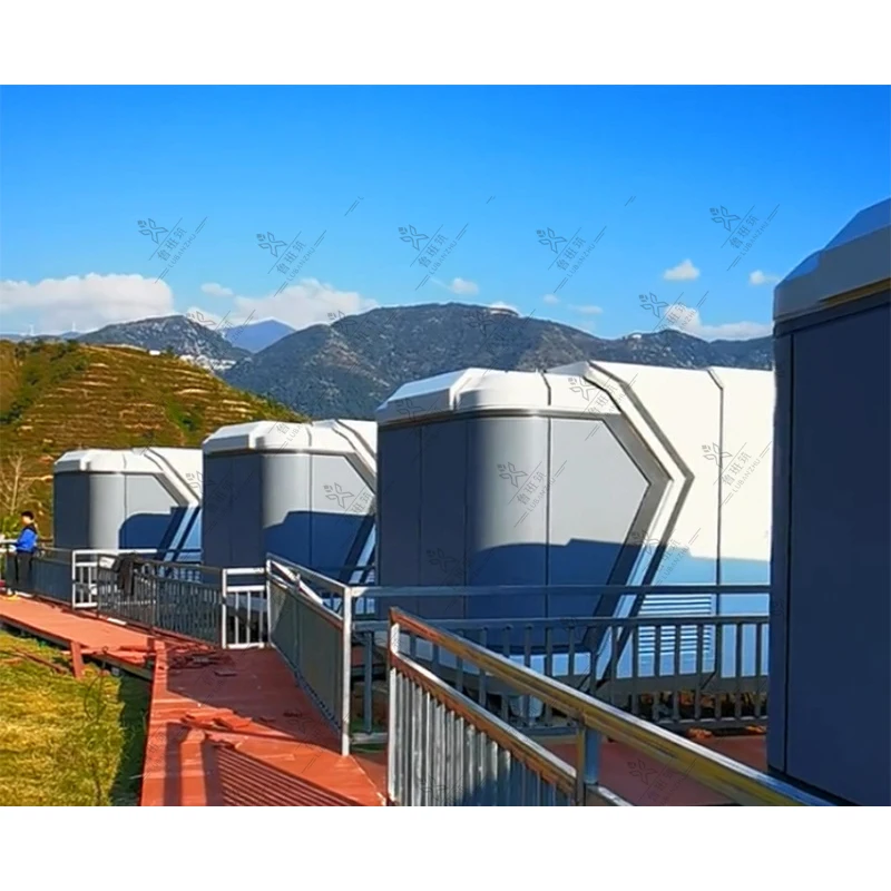 High-End Prefab Capsule House: Modern Mobile Container Hotel for Villas ...