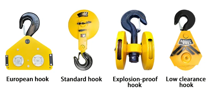 2 Ton Crane Multi Hook with Safety Latch - Durable Ramshorn Hooks for ...