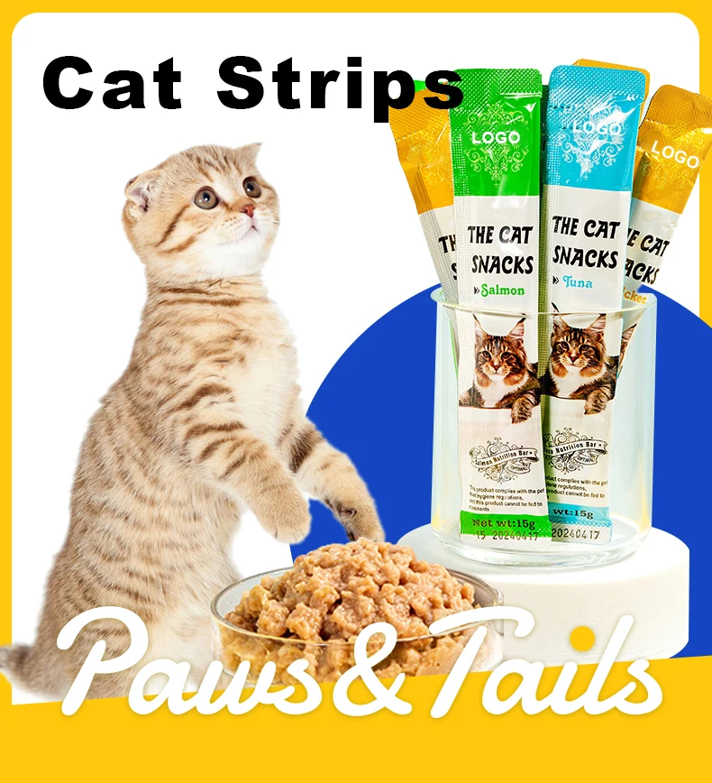 Brand New High Quality Chicken Salmon Tuna Calcium Supplementation Cat ...