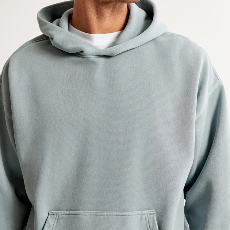 OEM Mens Oversized Blank Hoodies with Custom Logo Embroidery