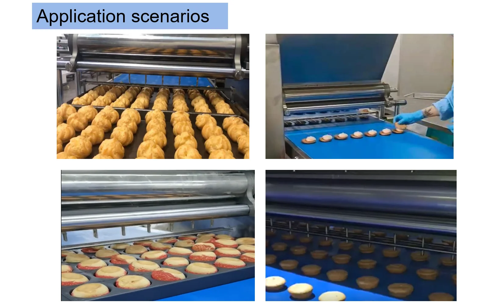 Sanhe Cake Croissant Cream Cupcakes Injection Machine Eclairs Donut ...