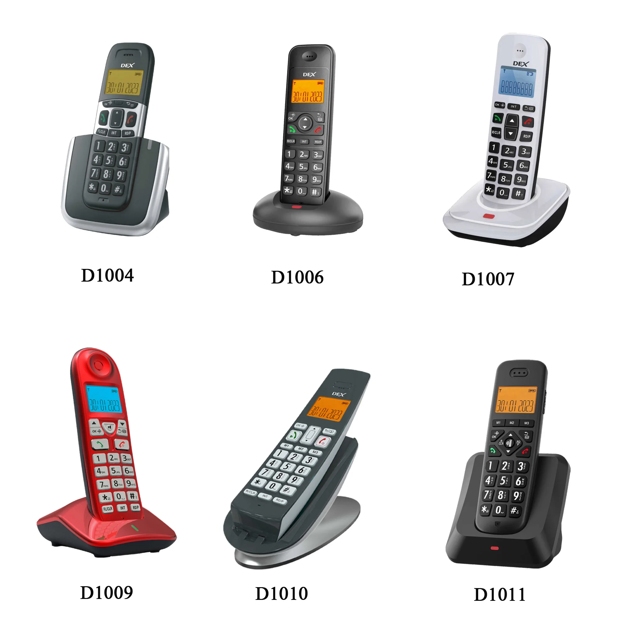 Wholesale Smart Adapter Unlocked Intercom Time Dect Digital Cordless ...