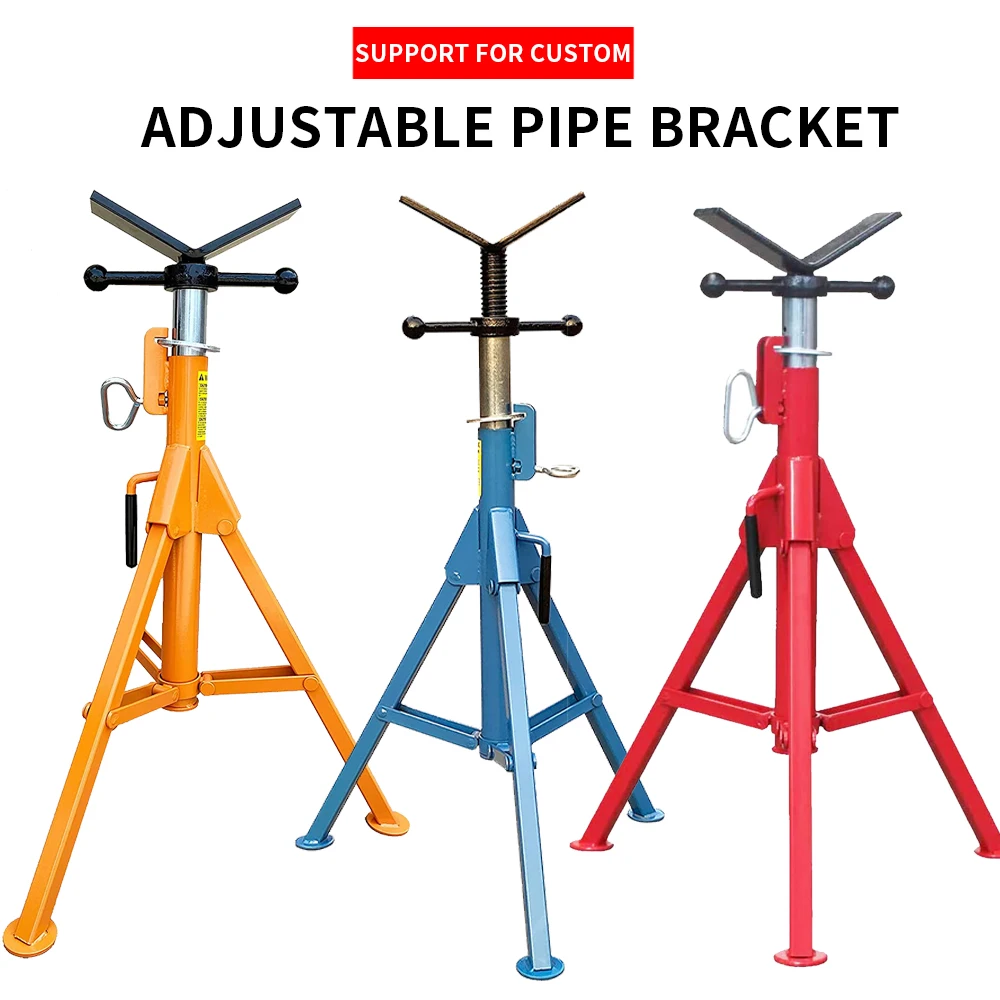 V Head Pipe Bracket - Adjustable, Durable & Customizable
