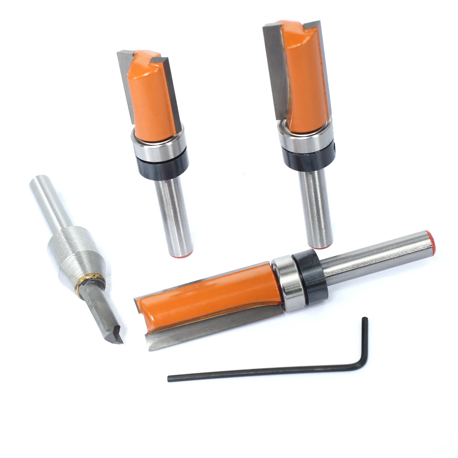 Flush Trim Pattern Template Router Bit,1/2" Shank Bearing Trimmer ...