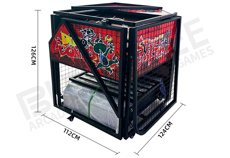 Hot Indoor Electric Push Basketball Arcade Machine Simulator