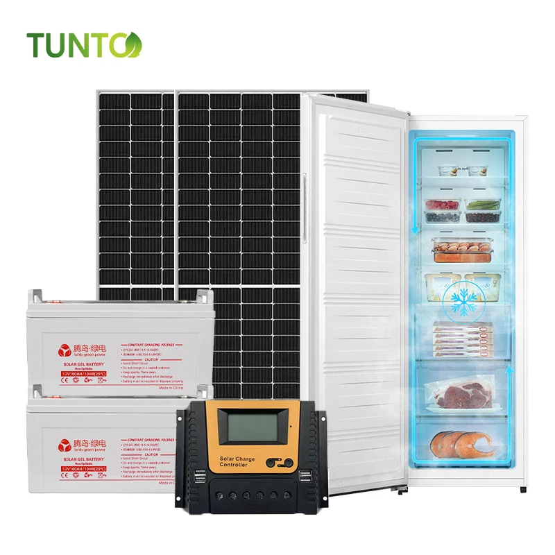 Wholesale TUNTO GREEN POWER 24V 198L Solar Ice Block Machine Upright ...