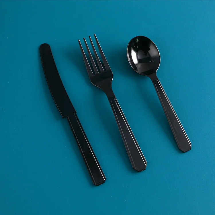 Heavy Duty Disposable Cutlery Flatware Sets Plastic Utensils Disposable ...