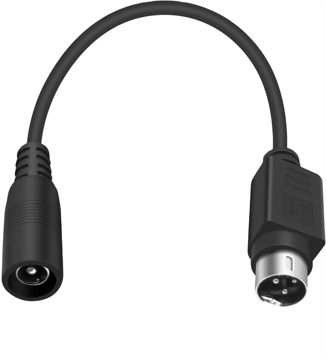 3 PIN Mini Din Connector to 5.5 x 2.1 mm Female DC Power Extension ...