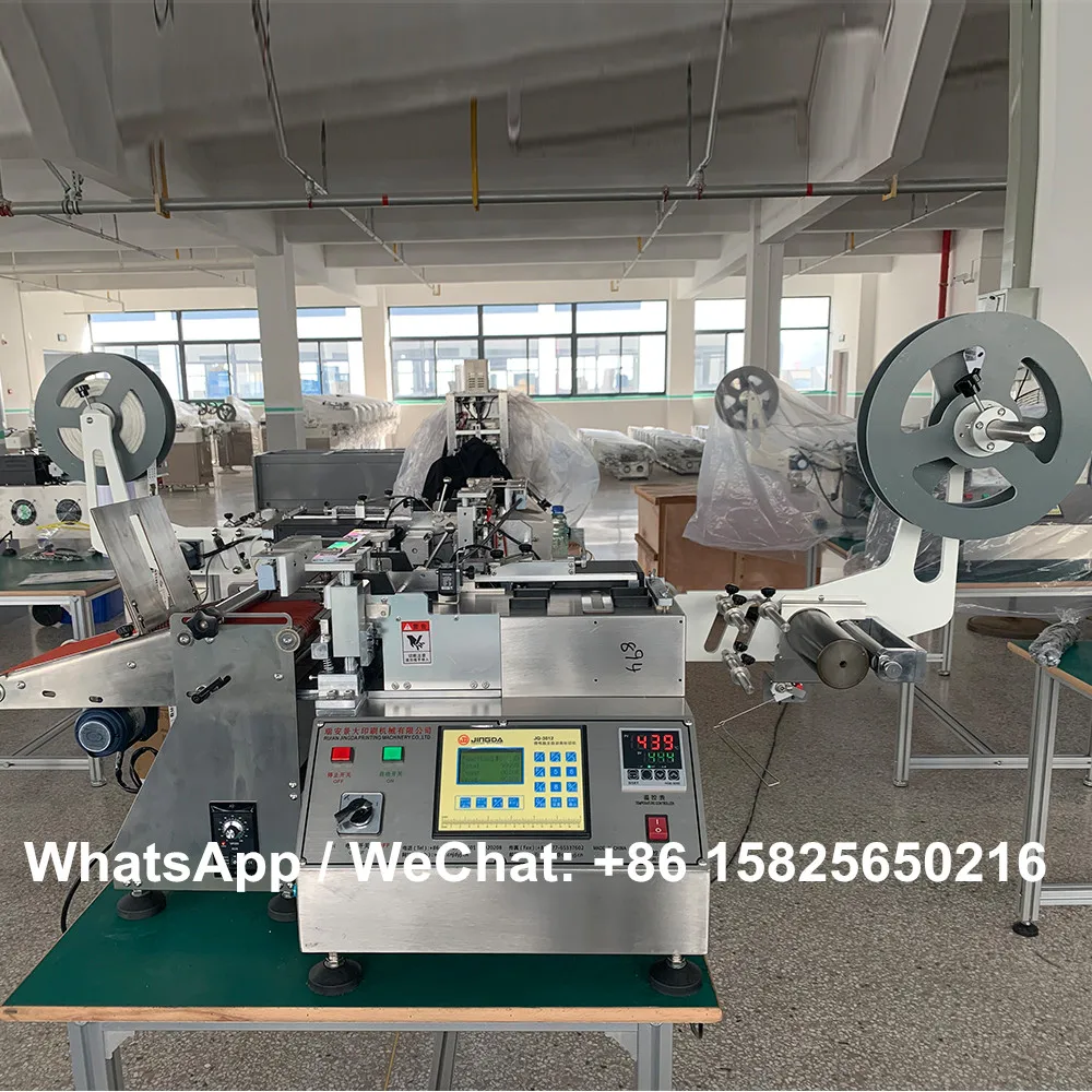 1-8 Colors Flexo Fabric Satin Ribbon Garment Care Label Printing ...